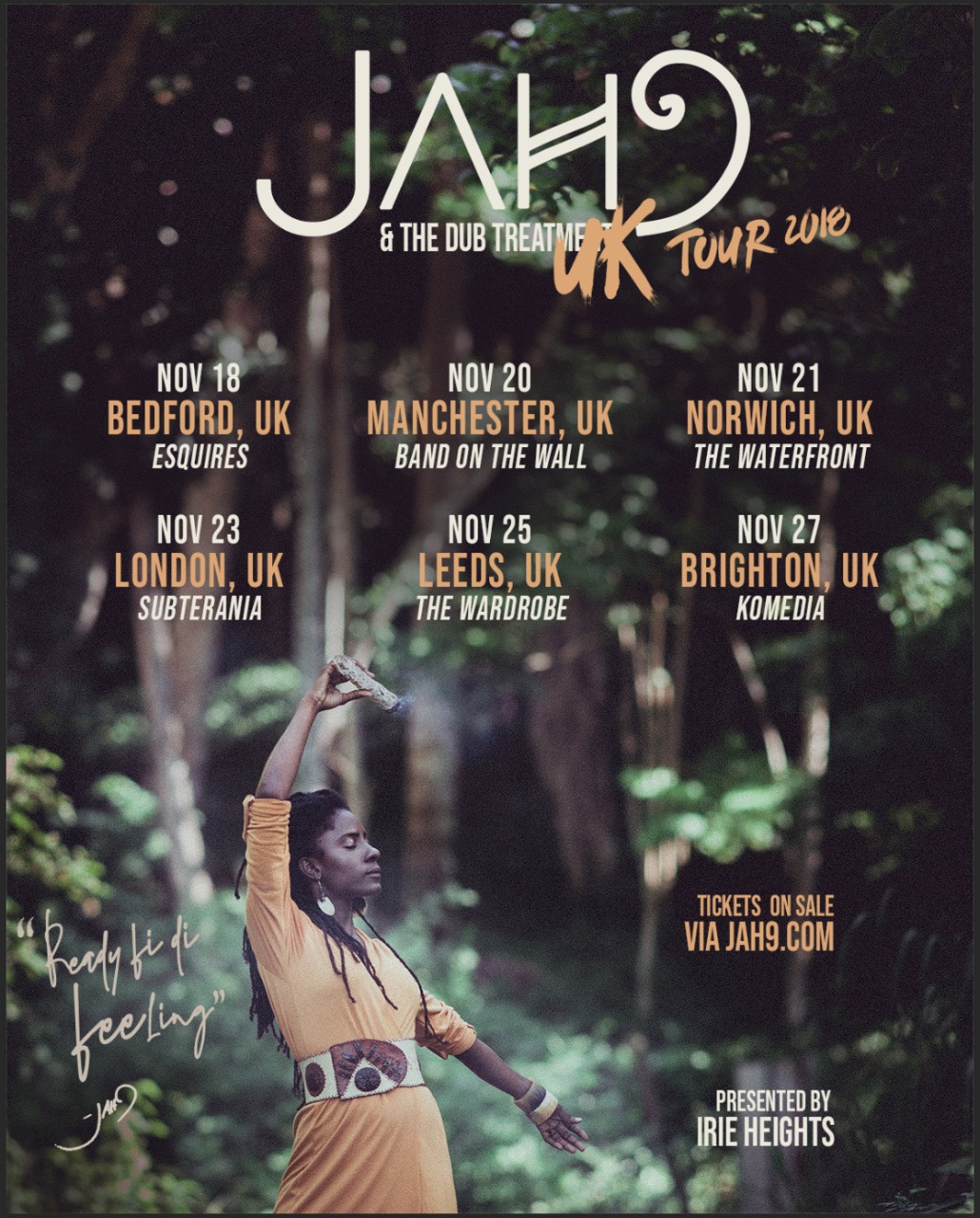 Jah9 Embarks on First UK Tour- New Single “Heaven” (Ready fi Di Feeling ...