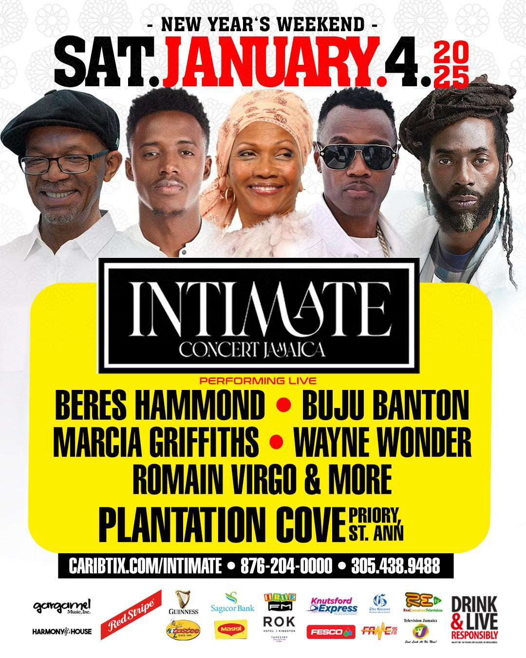 Stellar Lineup For Second Staging of Intimate Concert Jamaica at ...